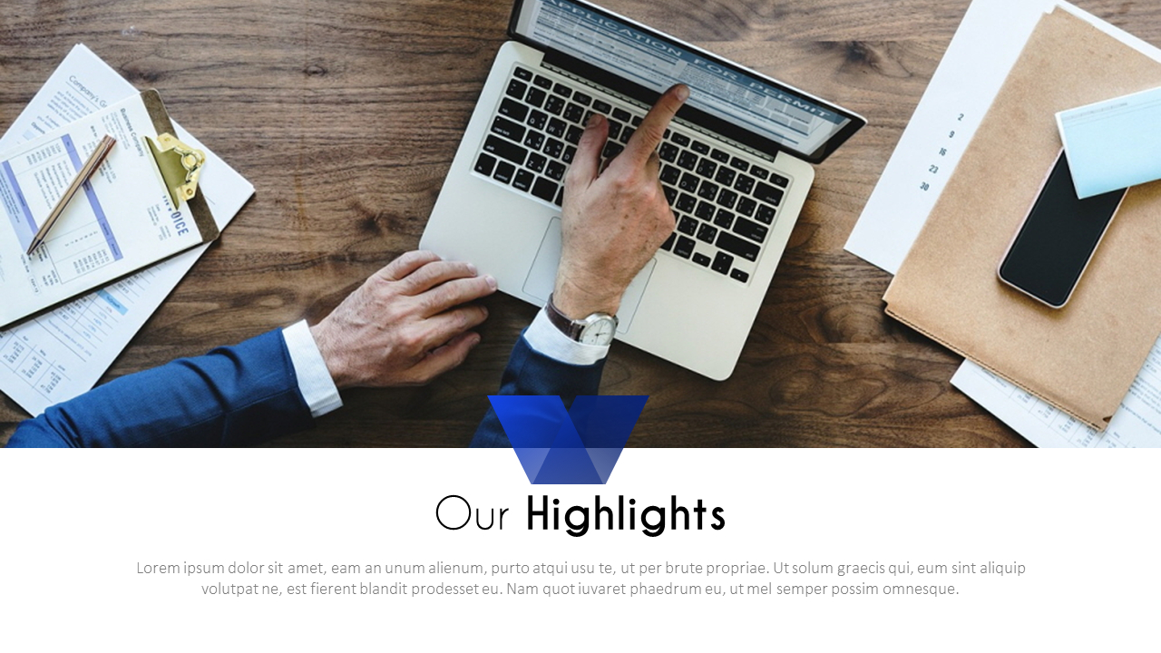 Our Highlights Template Design