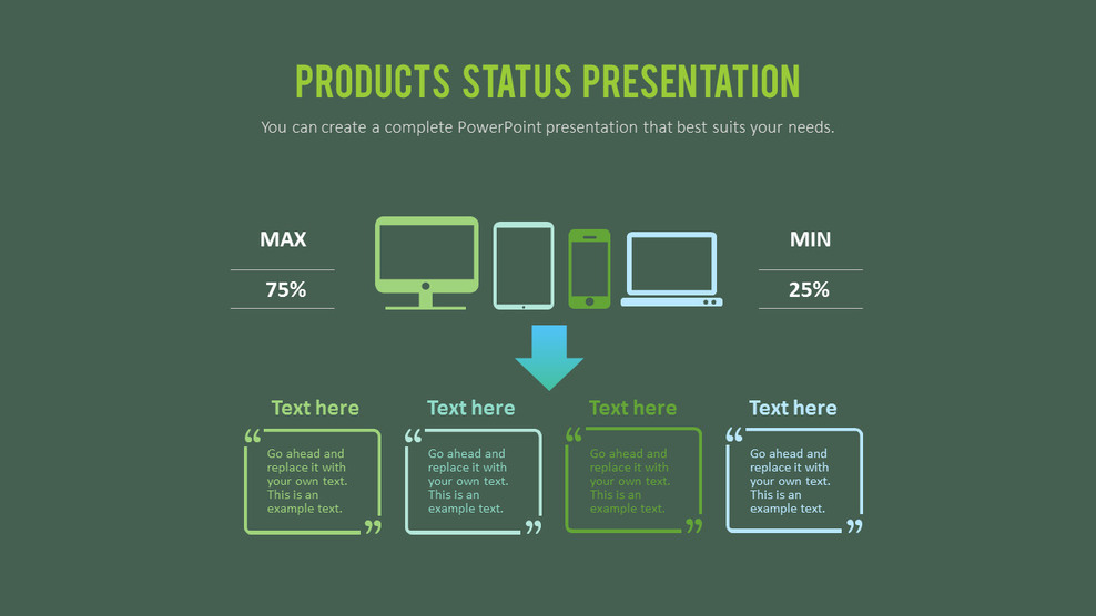 Products Status Presentation Deck