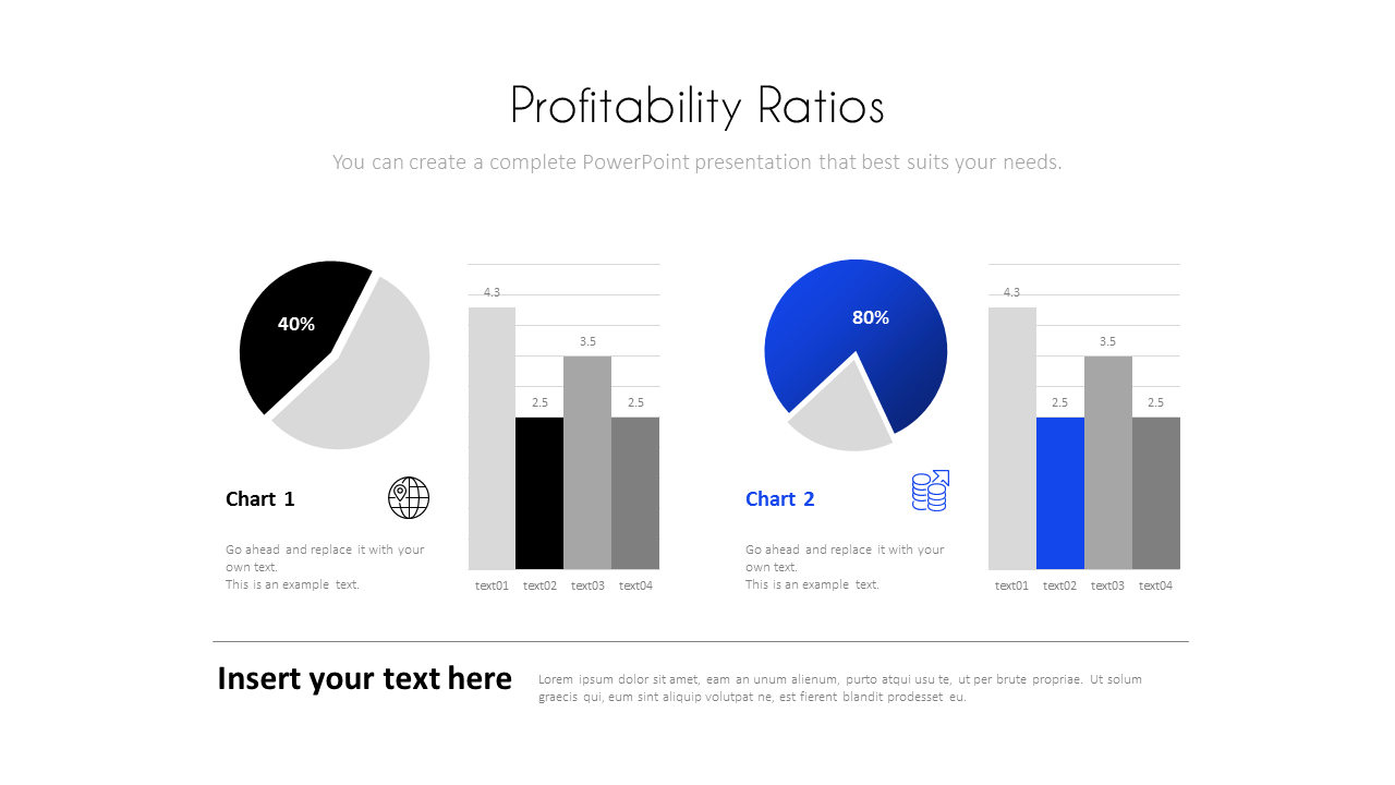 Profitability Ratios Slide Layout