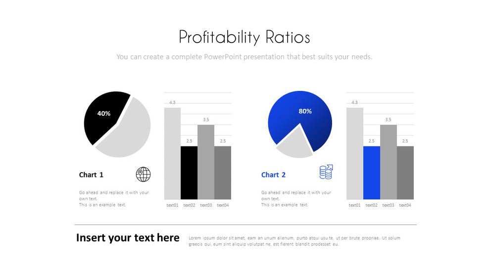 Profitability Ratios Slide Layout