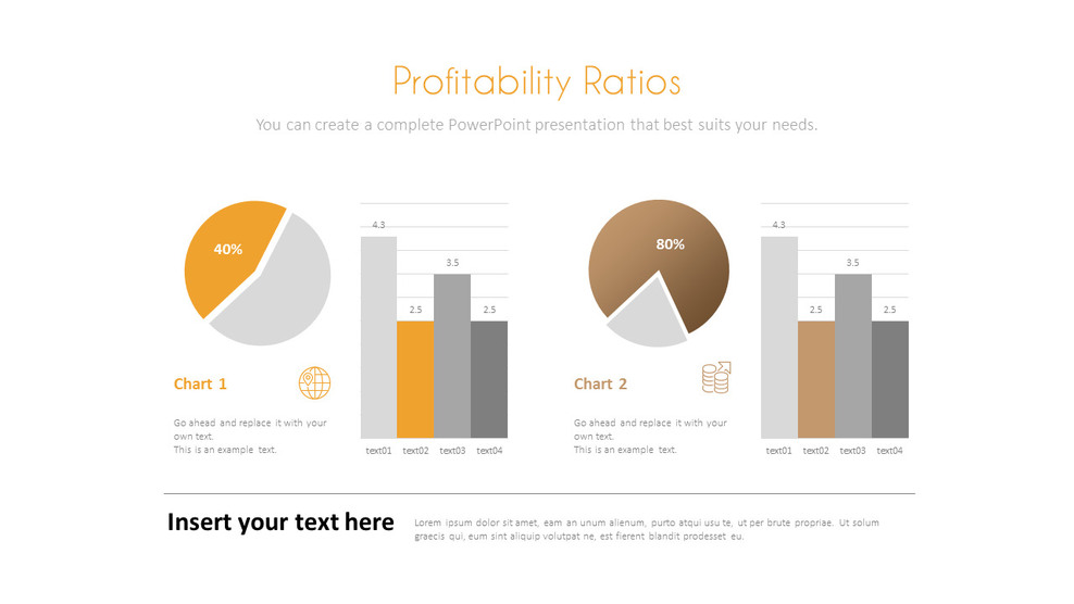 Profitability Ratios Slide Layout