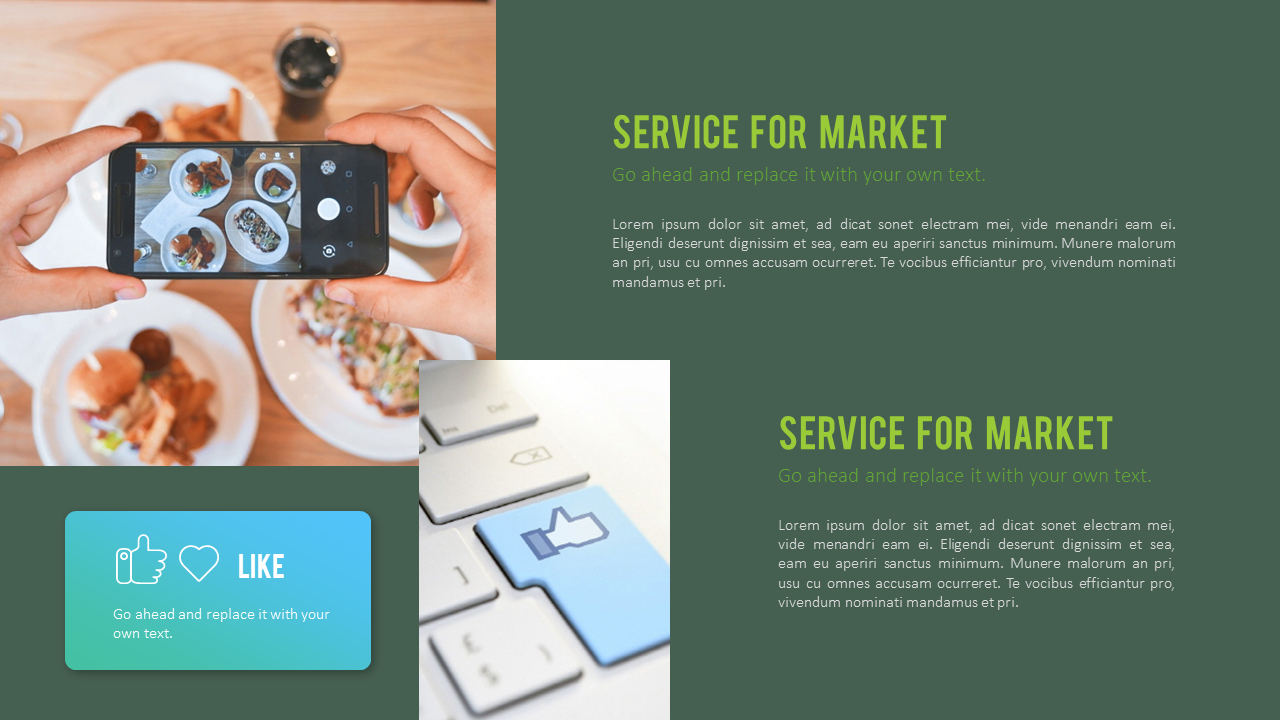 Service for Market Slide Deck Template