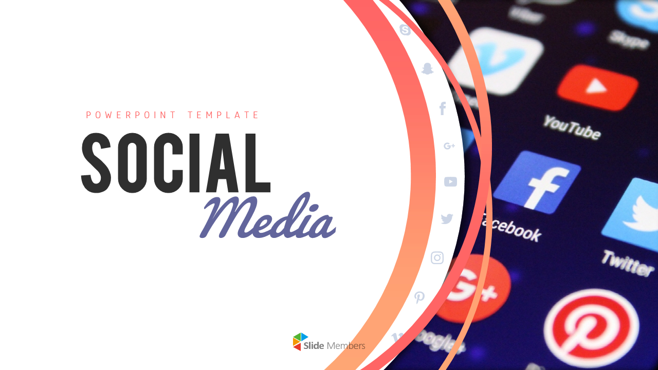 Social Media Report Powerpoint Template