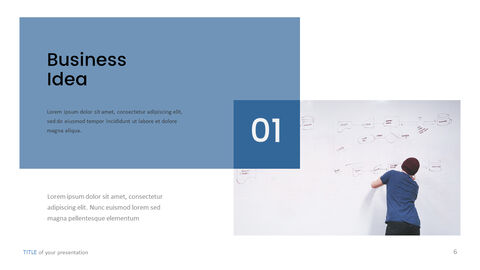 Business Idea Template Design