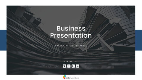 Business Presentation Slide Cover