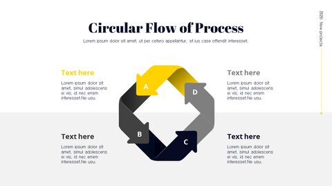 Circular Flow of Process Simple slide