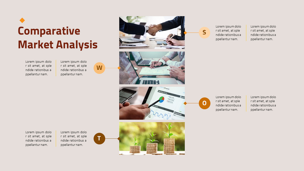Comparative Market Analysis Slide Page
