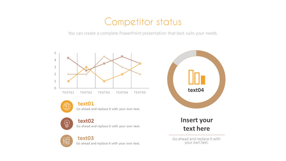 Estado de competidor Diapositiva simple