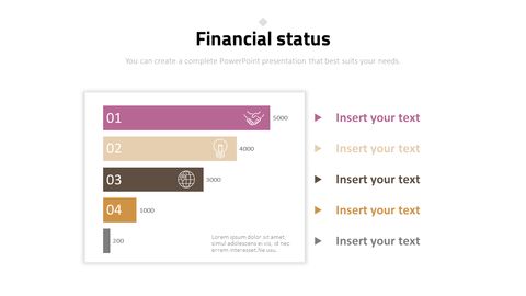Financial status Page Design