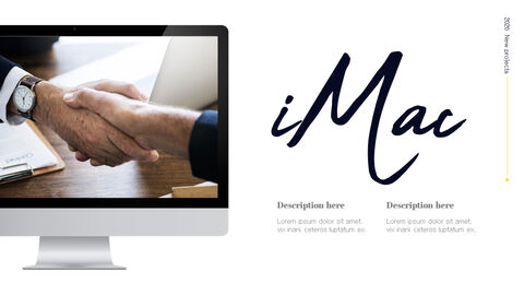 Imac Products PPT Layout