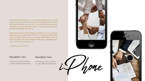 Iphone Mockup Description Presentation Slides