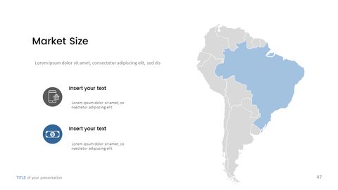Market Size Page Design
