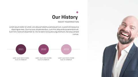 Our History PowerPoint Layout