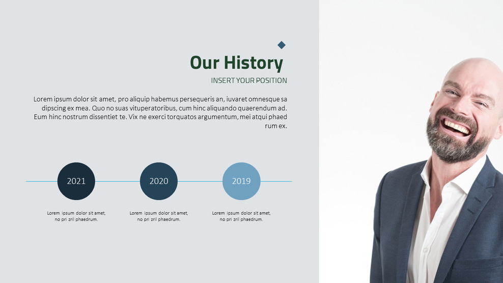 Our History PowerPoint Layout