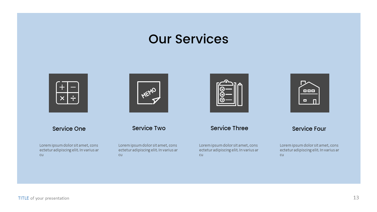 Our Services Presentation Slides