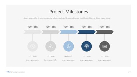 Project Milestones PPT Slide Deck