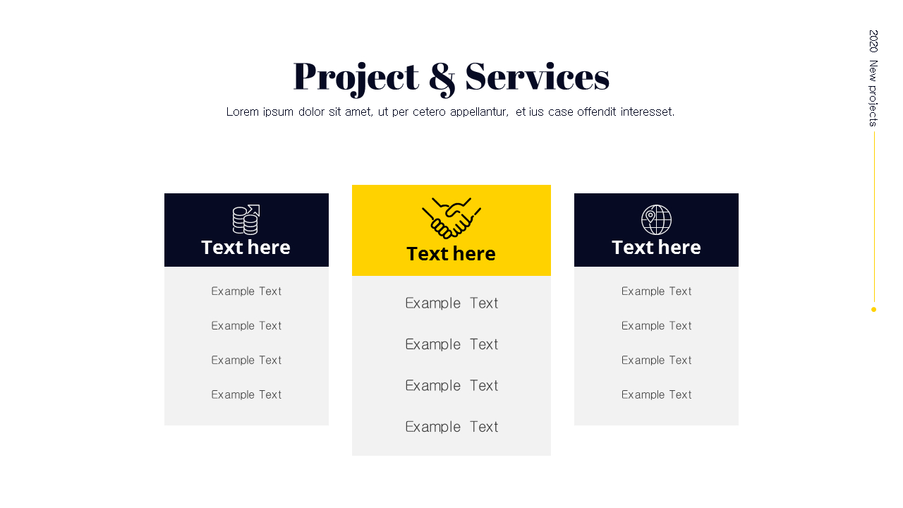 Project & Services Deck