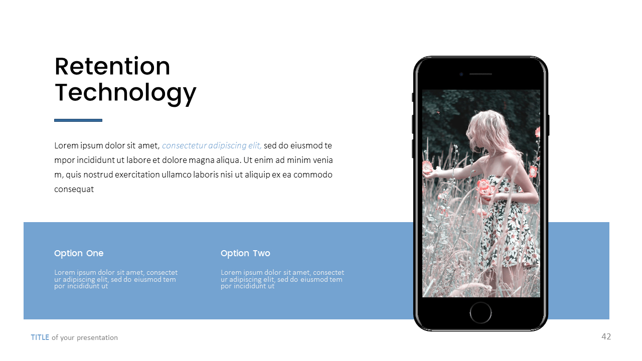 Retention Technology Slide Layout