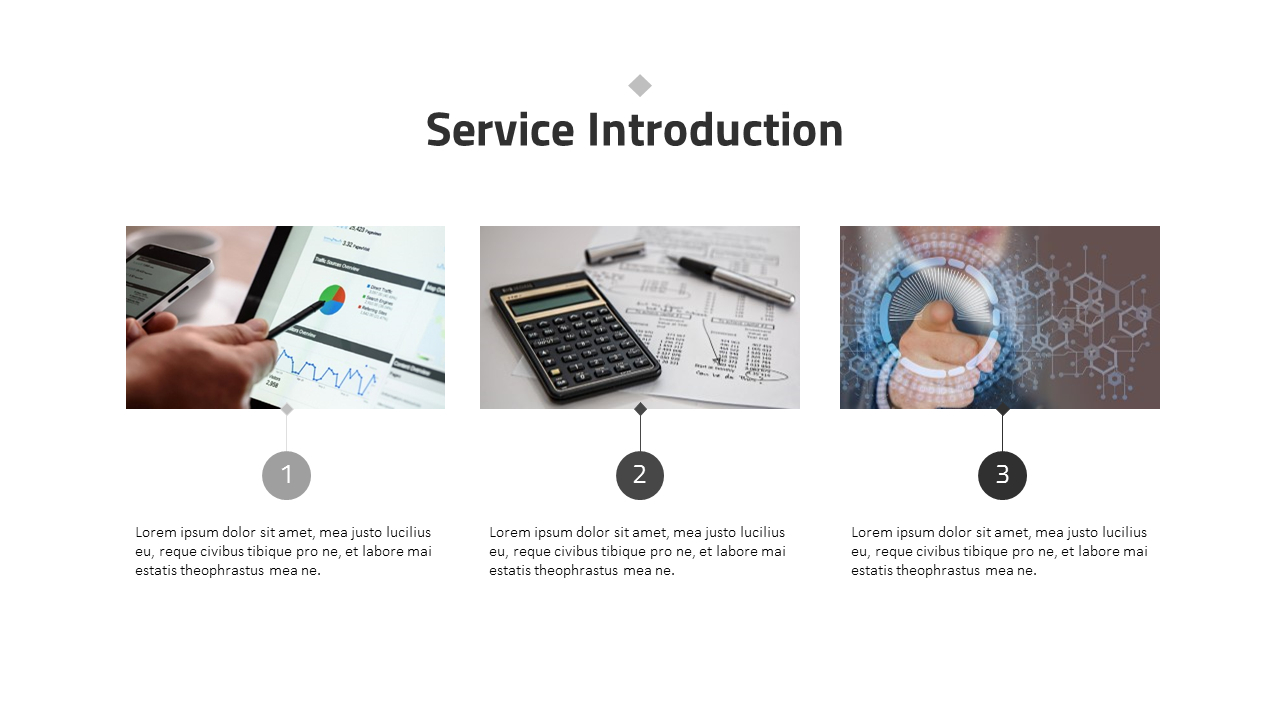 Service Introduction Presentation Slide