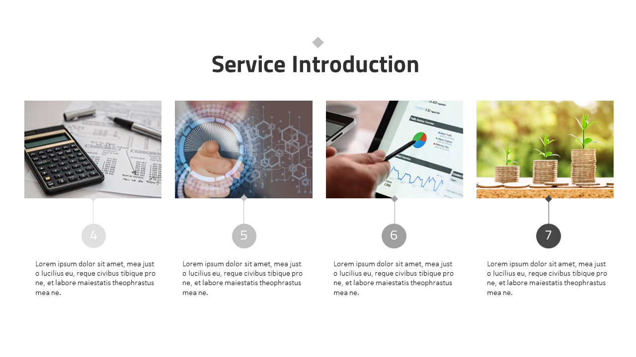 Service Introduction Presentation Slide