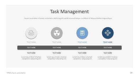 Task Management Template Design