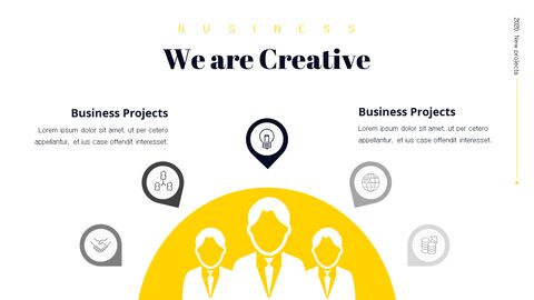 We are Creative Simple slide