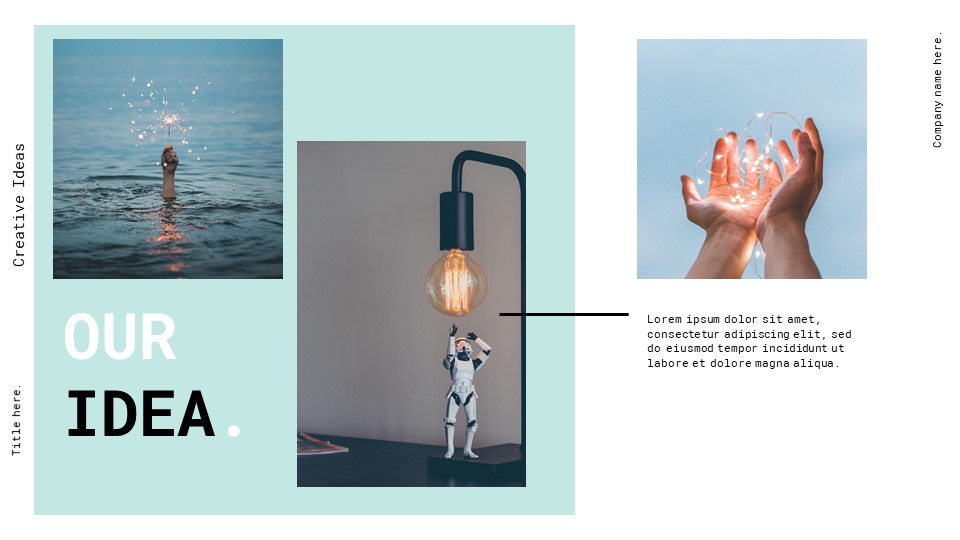 Creative Ideas Google Slides Template Design