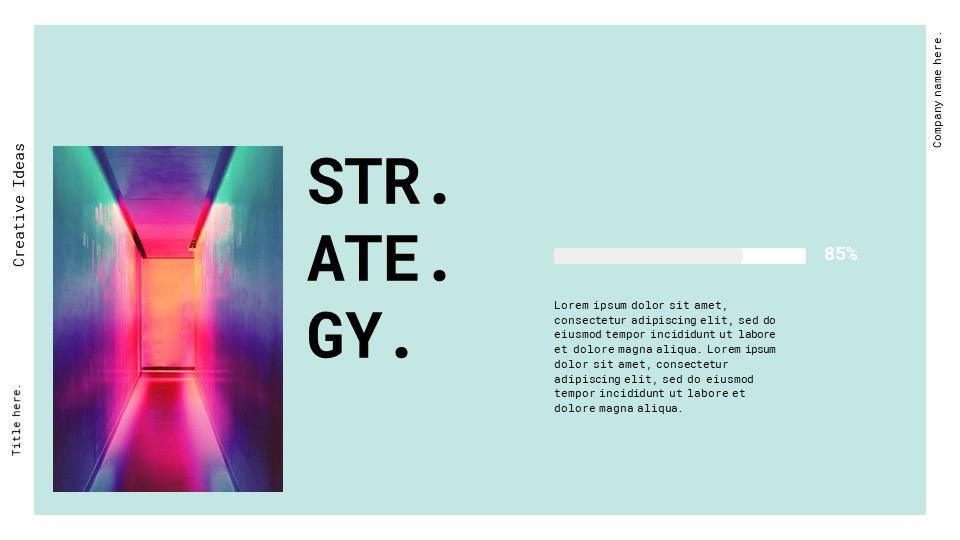 Creative Ideas Google Slides Template Design