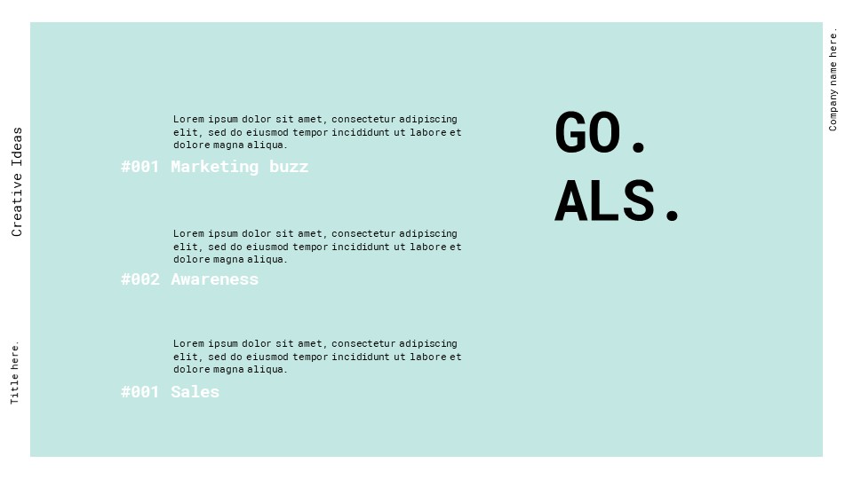 Creative Ideas Google Slides Template Design