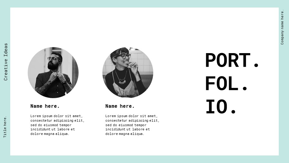 Creative Ideas Google Slides Template Design