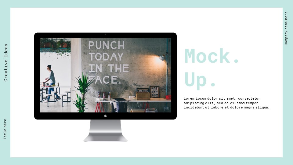 Creative Ideas Google Slides Template Design