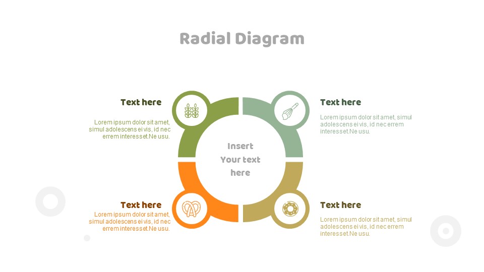 Delicious food project PowerPoint Templates
