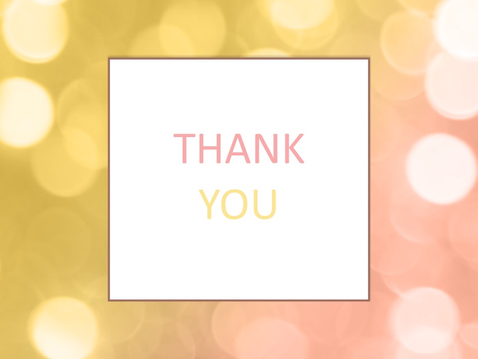 Free PPT Template - Twinkle Circles With Olive green Pink Gradation