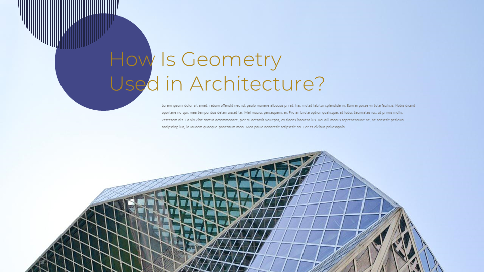 Geometric Architecture Creative Google Slides