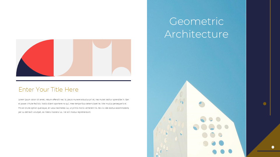 Geometric Architecture Creative Google Slides