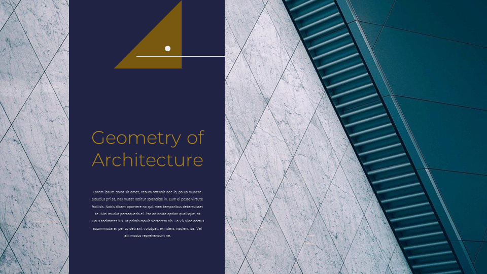 Geometric Architecture Creative Google Slides