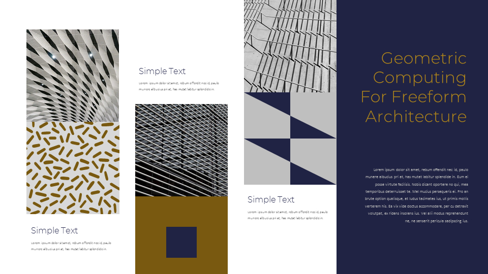 Geometric Architecture Creative Google Slides