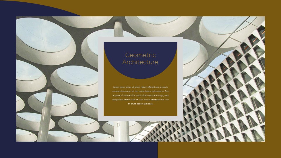Geometric Architecture Creative Google Slides