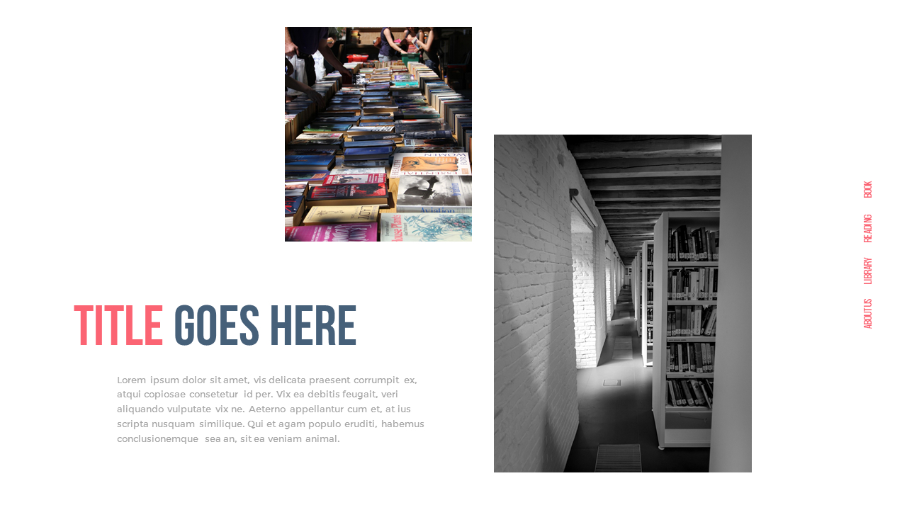 Library PowerPoint Templates for Presentation