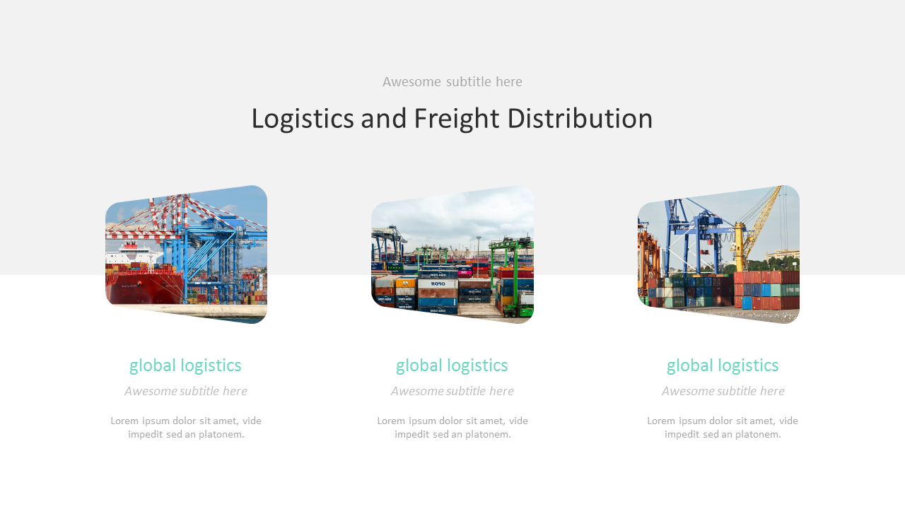 Logistics Distribution PPT Presentation