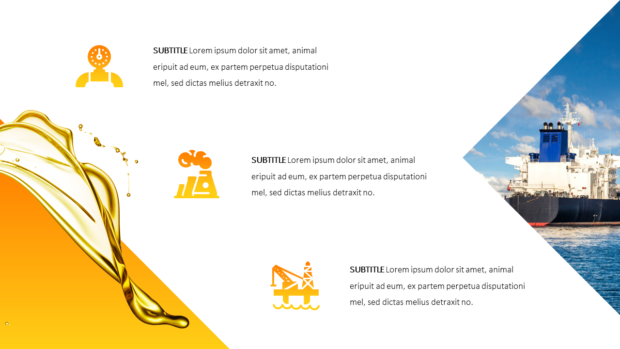 Oil industry Best Presentation Design