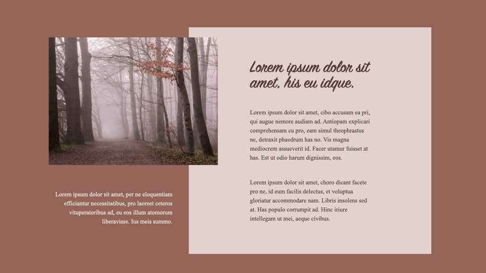 Fall Keynote Examples