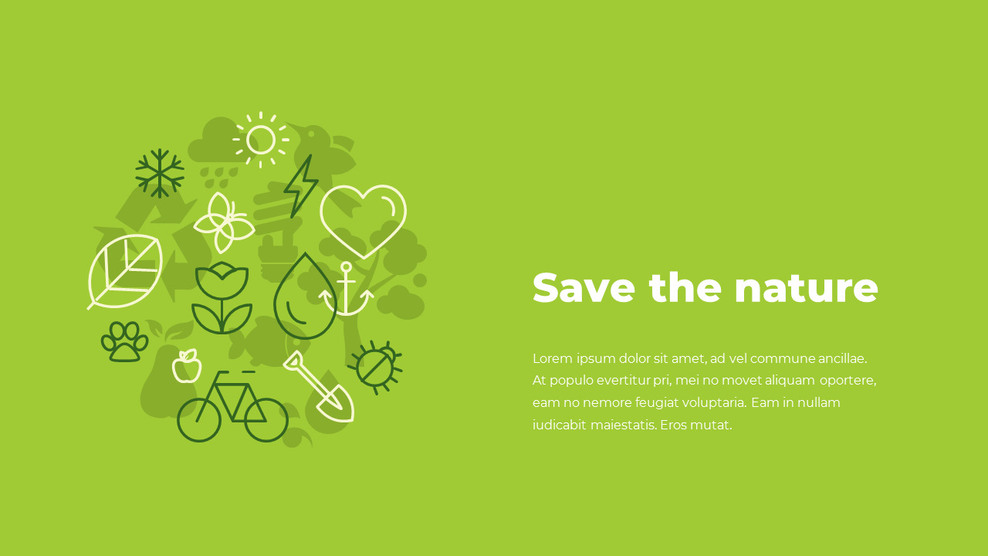 Green Business animated Presentation Templates