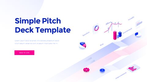 Simple Pitch Deck Template Animated Slides
