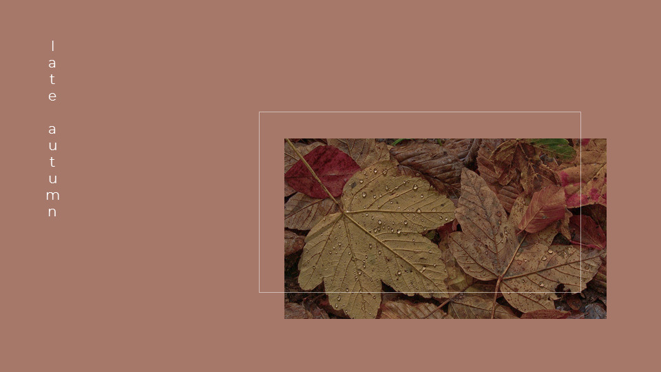 Gloomy Autumn Interactive Google Slides