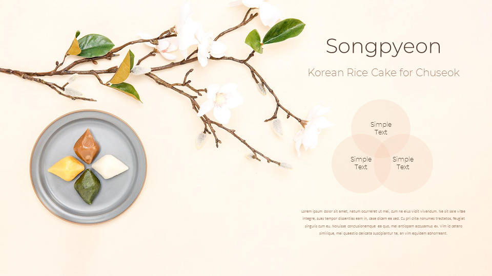 Chuseok, Korean Thanksgiving Day Simple Slides Design