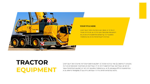 Heavy Equipment Google Slides Template Design