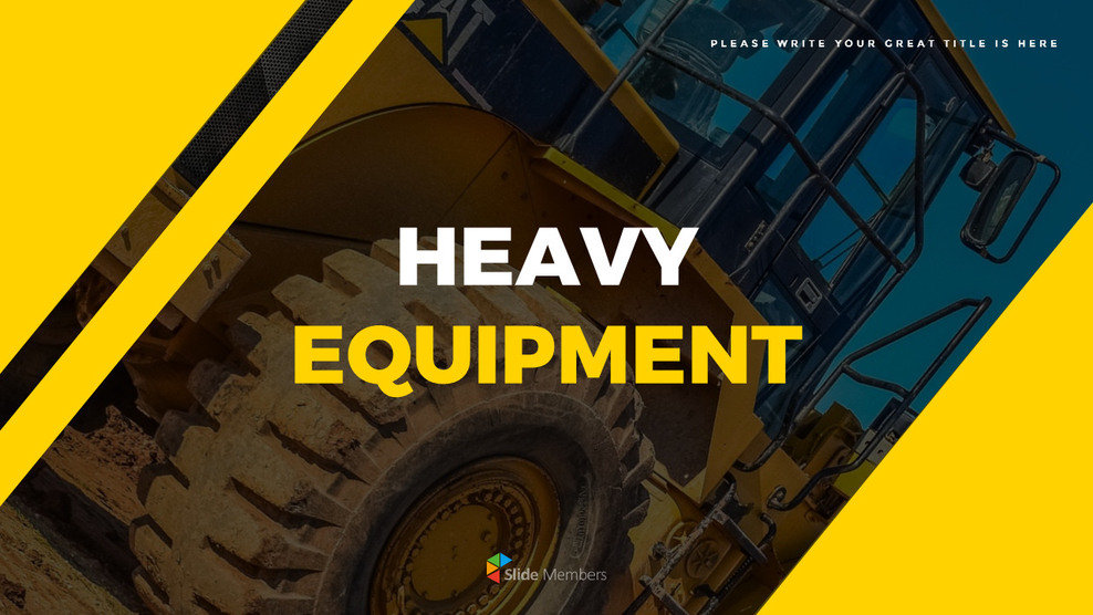 Heavy Equipment PowerPoint Proposal