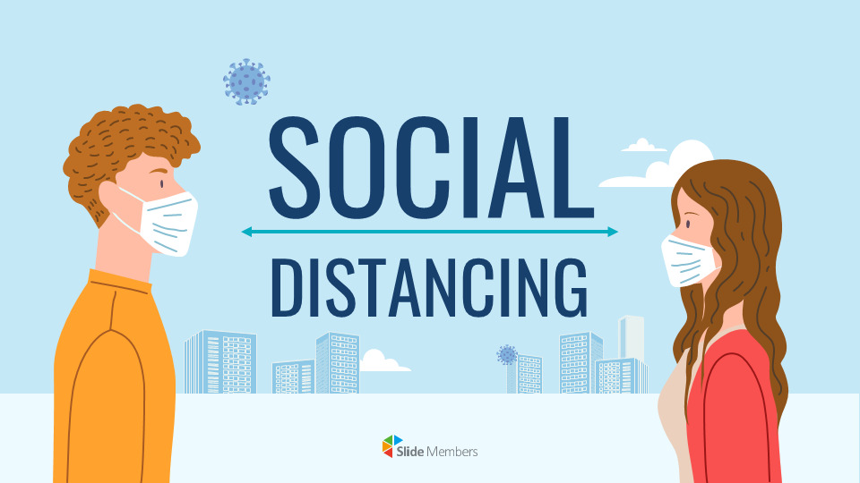 Social distancing Interactive Google Slides