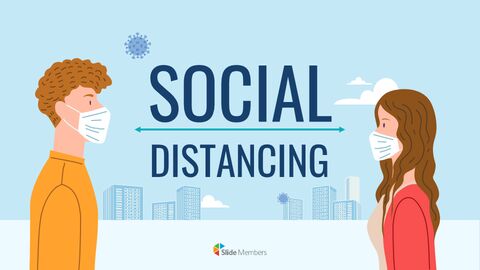 Social distancing Interactive Google Slides